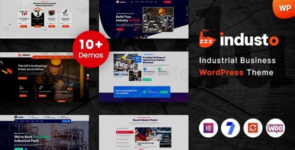 Industo - Factory & Industry WordPress Theme 1.0.7 Download - TheSimpleWP.com